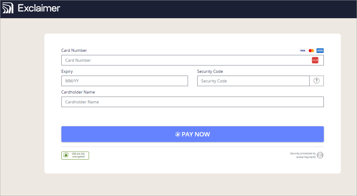 How to pay an Exclaimer invoice online – Exclaimer Knowledge Base